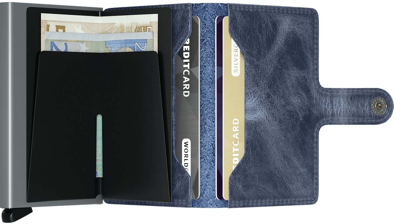 Secrid Miniwallet Vintage Blue - US