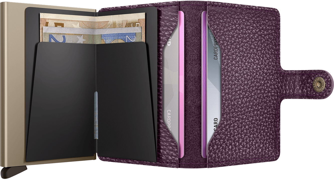 Miniwallet Pebble Grape - US