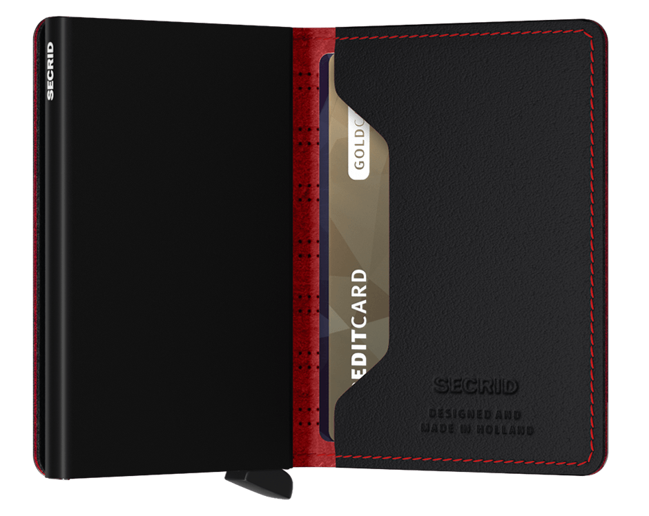 Secrid Slimwallet Fuel Black Red